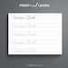 Personalized Cursive Name Tracing Sheet. Cursive Name Writing. Cursive ...