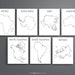 Continents Coloring Pages for Kids: Geography Color Page (PDF) - Etsy