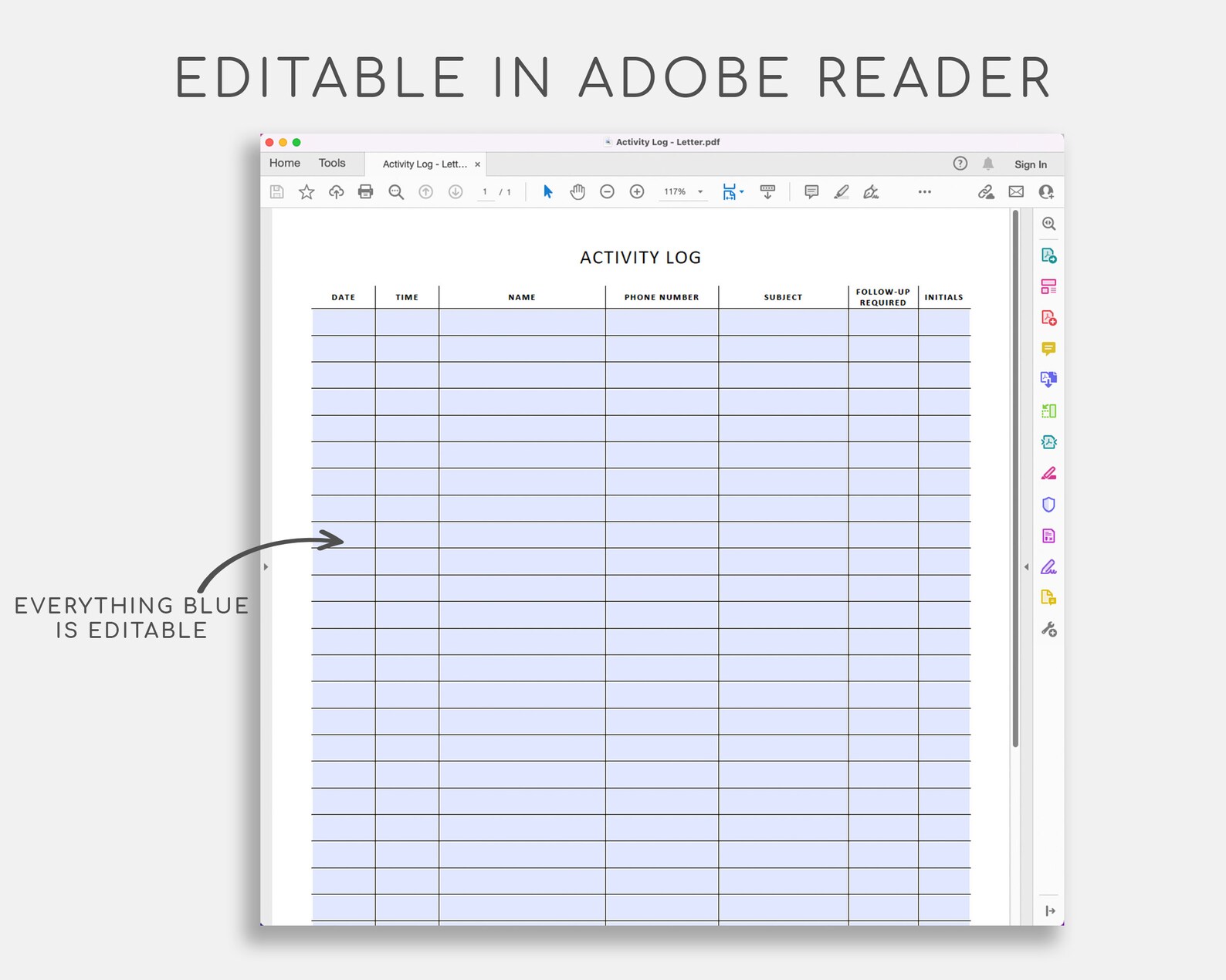 Activity Log. Activity Tracker Template. Activity and - Etsy