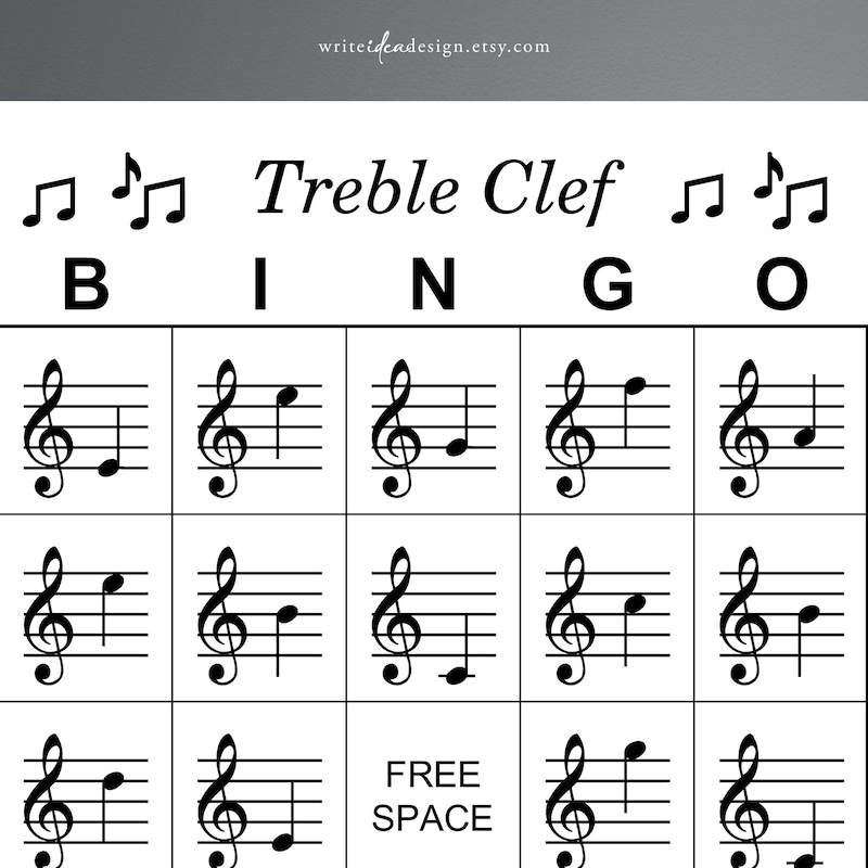 Treble Clef - Etsy