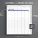 Editable Childcare Sign in Sheet. Daycare Sign In. Nursery Sign In ...