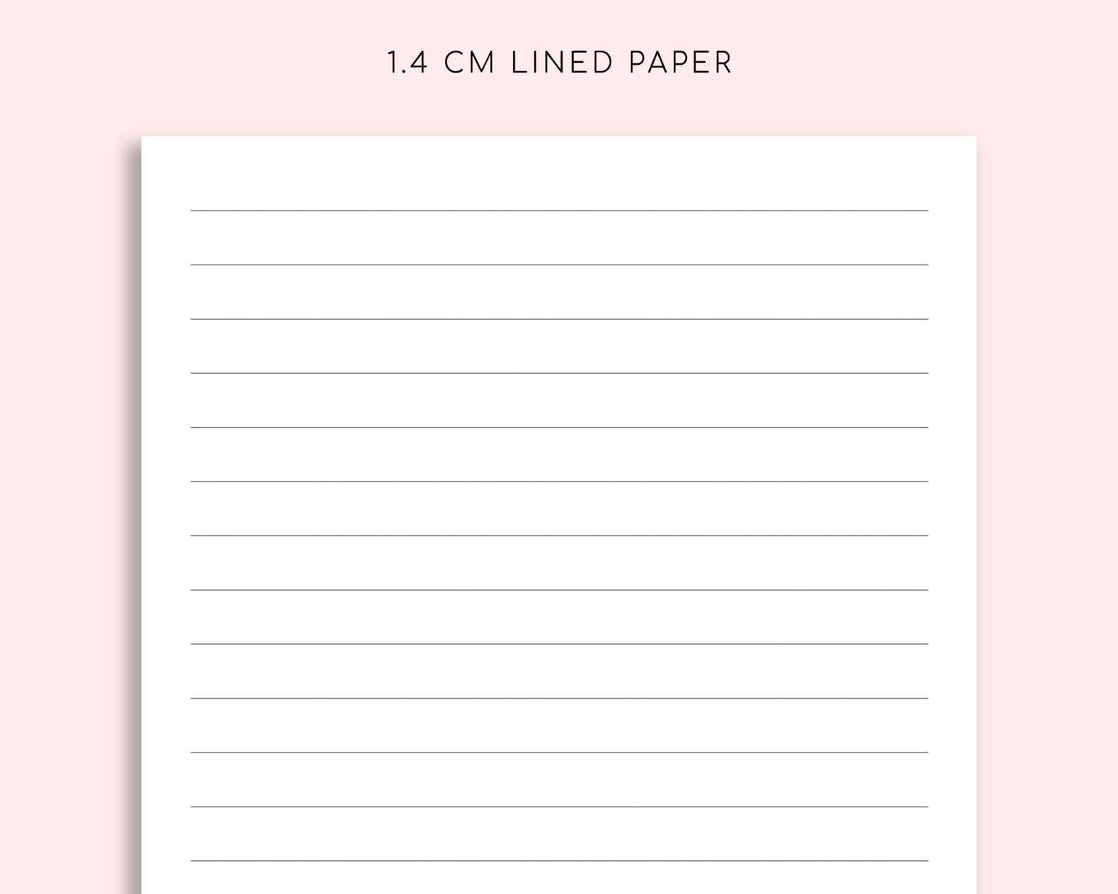 Printable Lined Paper. Wide Ruled Paper. College Ruled Paper. - Etsy