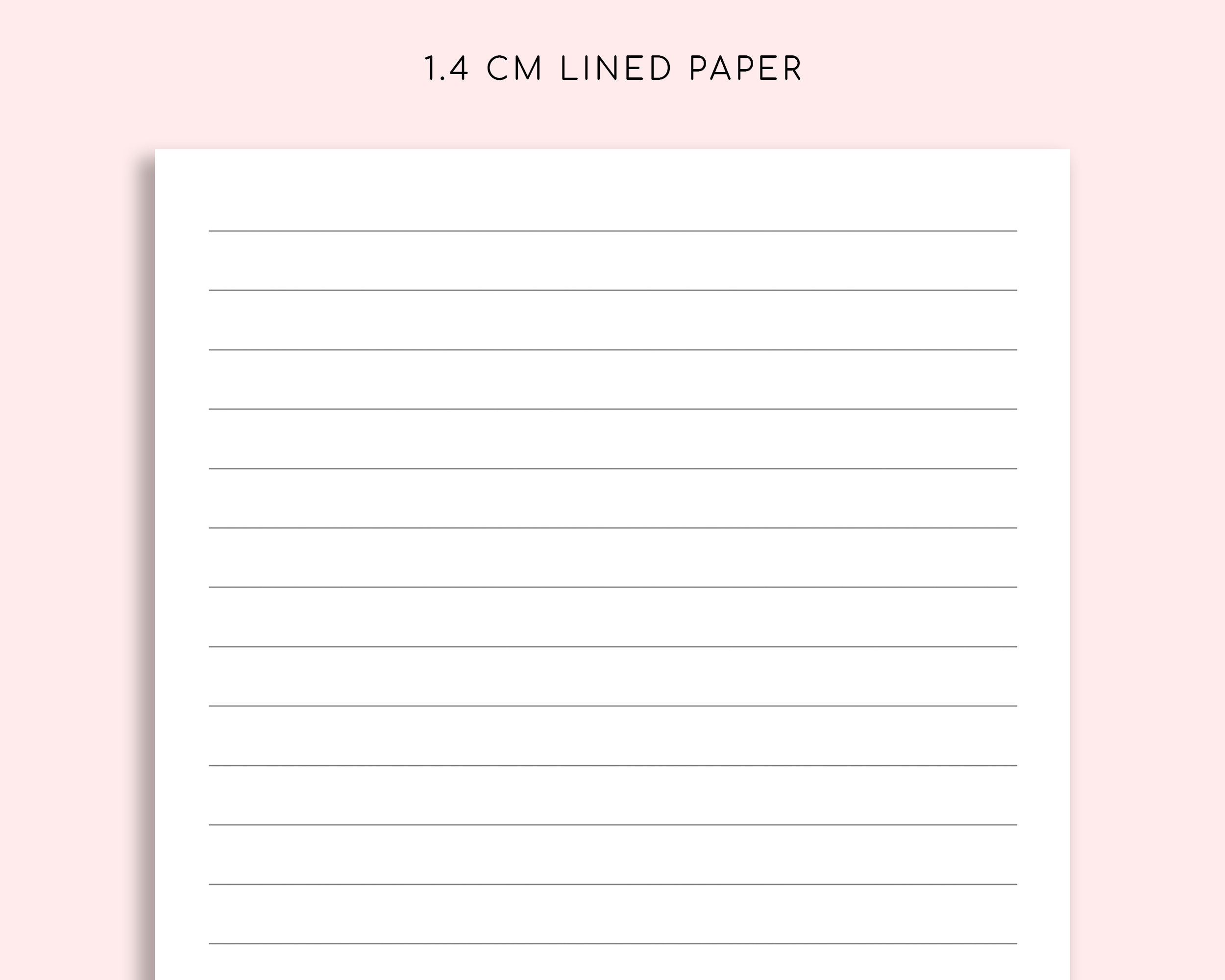 Printable Lined Paper. Wide Ruled Paper. College Ruled Paper. - Etsy UK
