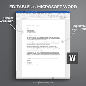 Professional New Employee Welcome Letter. Welcome Email Template ...