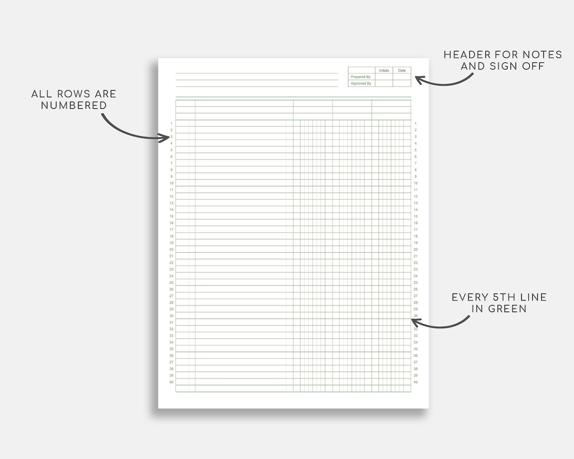 Columnar Paper For Accounting at Paul Nichols blog