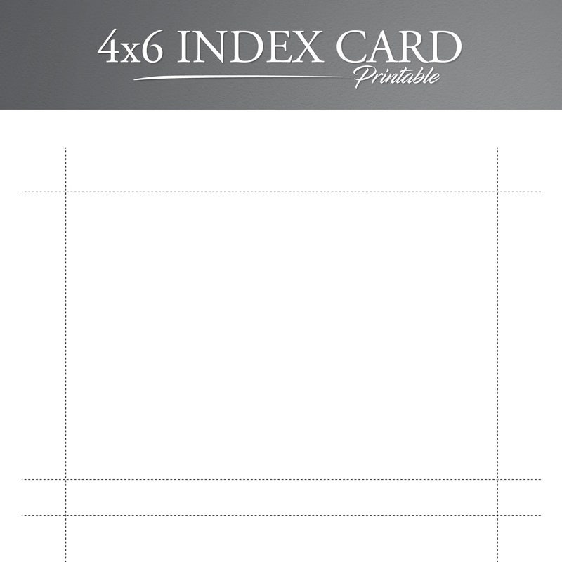 4x6 Index Cards - Etsy