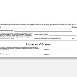 Contract Template. Pdf/google Docs/microsoft Word. Contract - Etsy