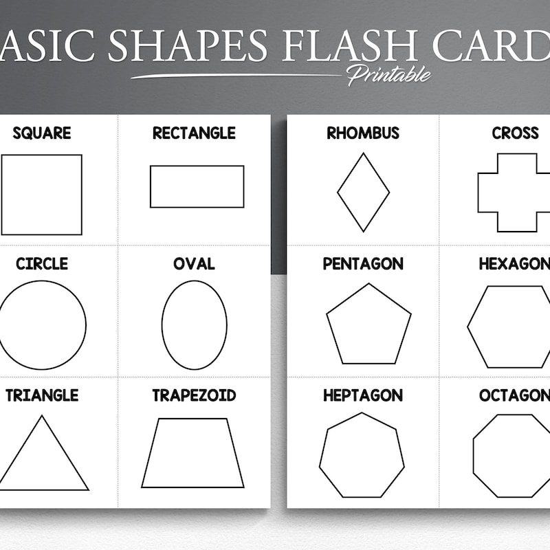 Basic Shapes Svg - Etsy