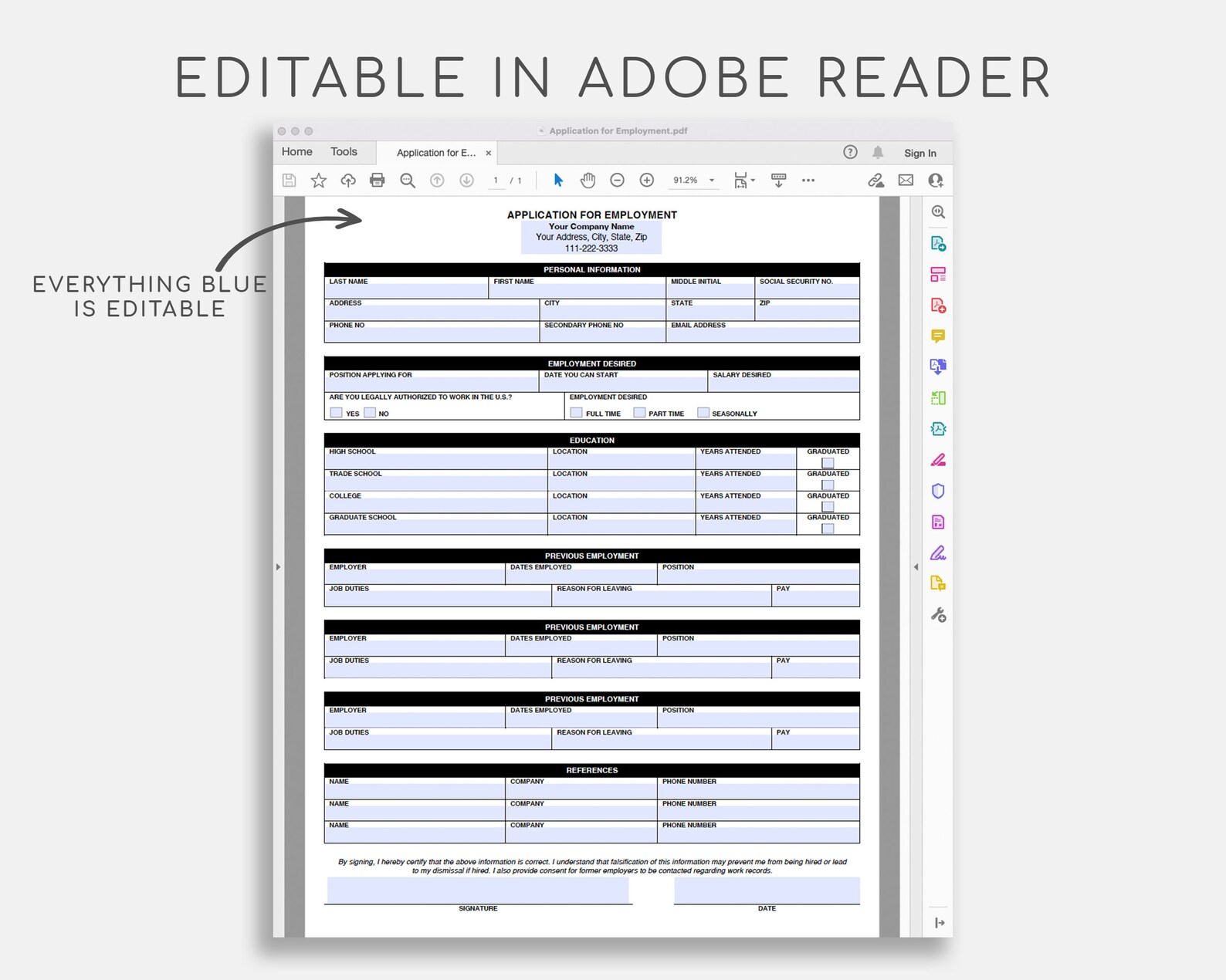 Job Application. Pdf/google Docs/microsoft Word. Employee - Etsy