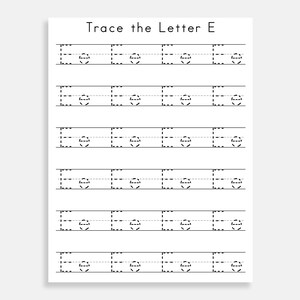 Alphabet Tracing. 26 Printable Trace the Alphabet. Handwriting - Etsy