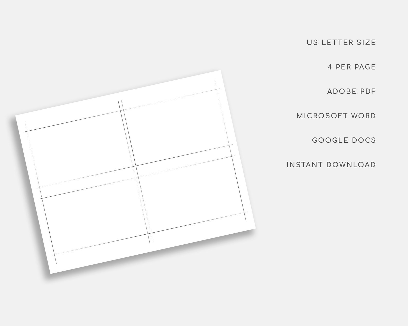 Printable 3x5 Index Card. Printable Note Cards. Printable - Etsy