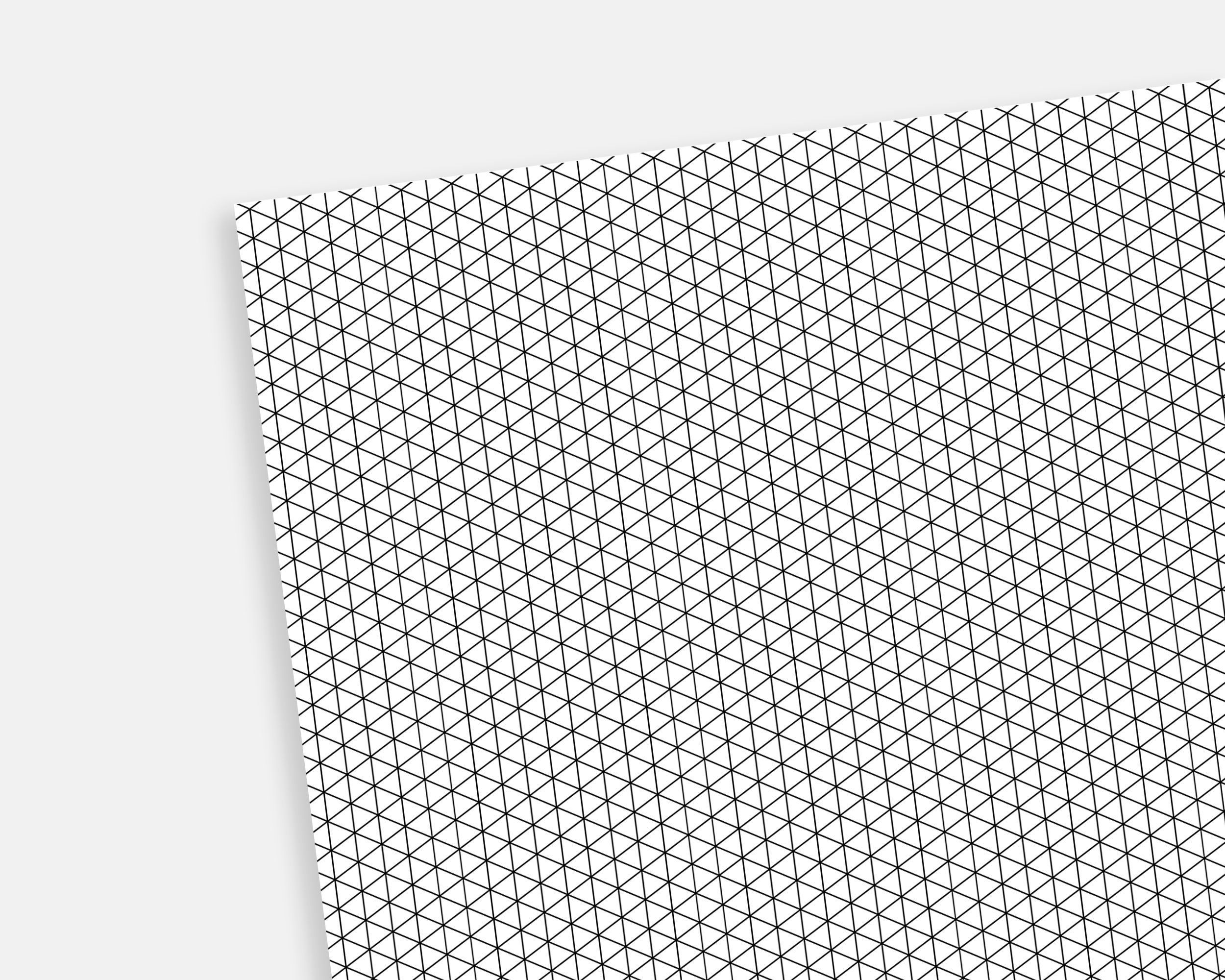 Isometric Graph Paper. Digital Isometric Grid Paper. PDF and | Etsy UK