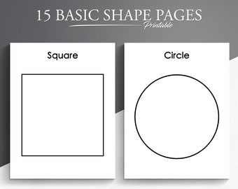 Basic Shapes Coloring Pages Easy No Prep Shape Coloring Pages – 3