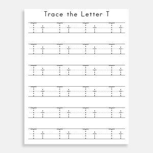 Alphabet Tracing. 26 Printable Trace the Alphabet. Handwriting - Etsy