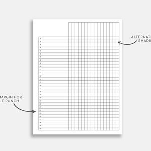 Printable Class Record and Checklist. Class Gradebook. Teacher - Etsy