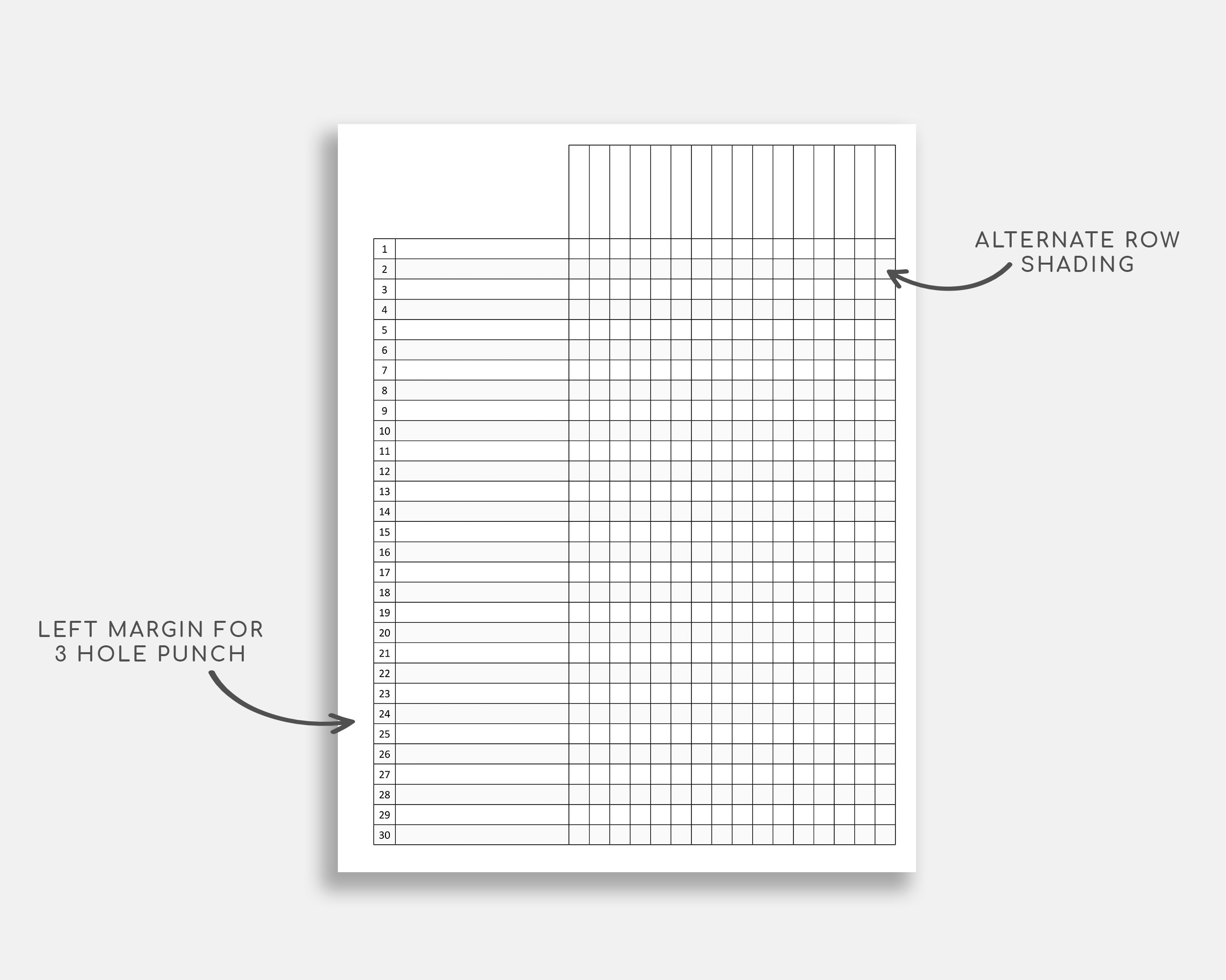Printable Class Record and Checklist. Class Gradebook. Teacher | Etsy ...
