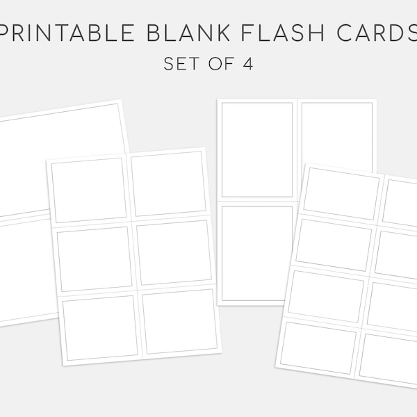 Flash Cards - Etsy