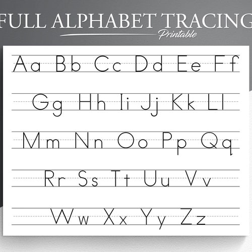 Alphabet Tracing Worksheets Foundation Kindergarten Teaching Resources | atelier-yuwa.ciao.jp