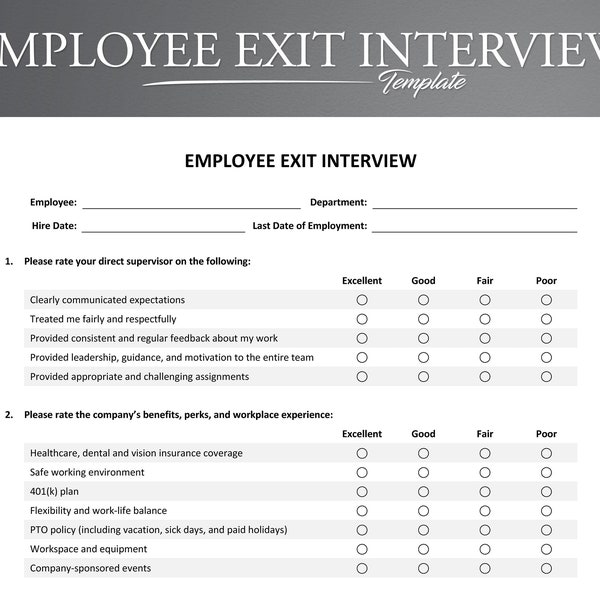 Employee Exit Interview - Etsy