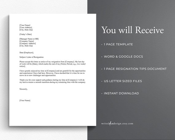 Letter Of Resignation Template Microsoft Beautiful Microsoft Word
