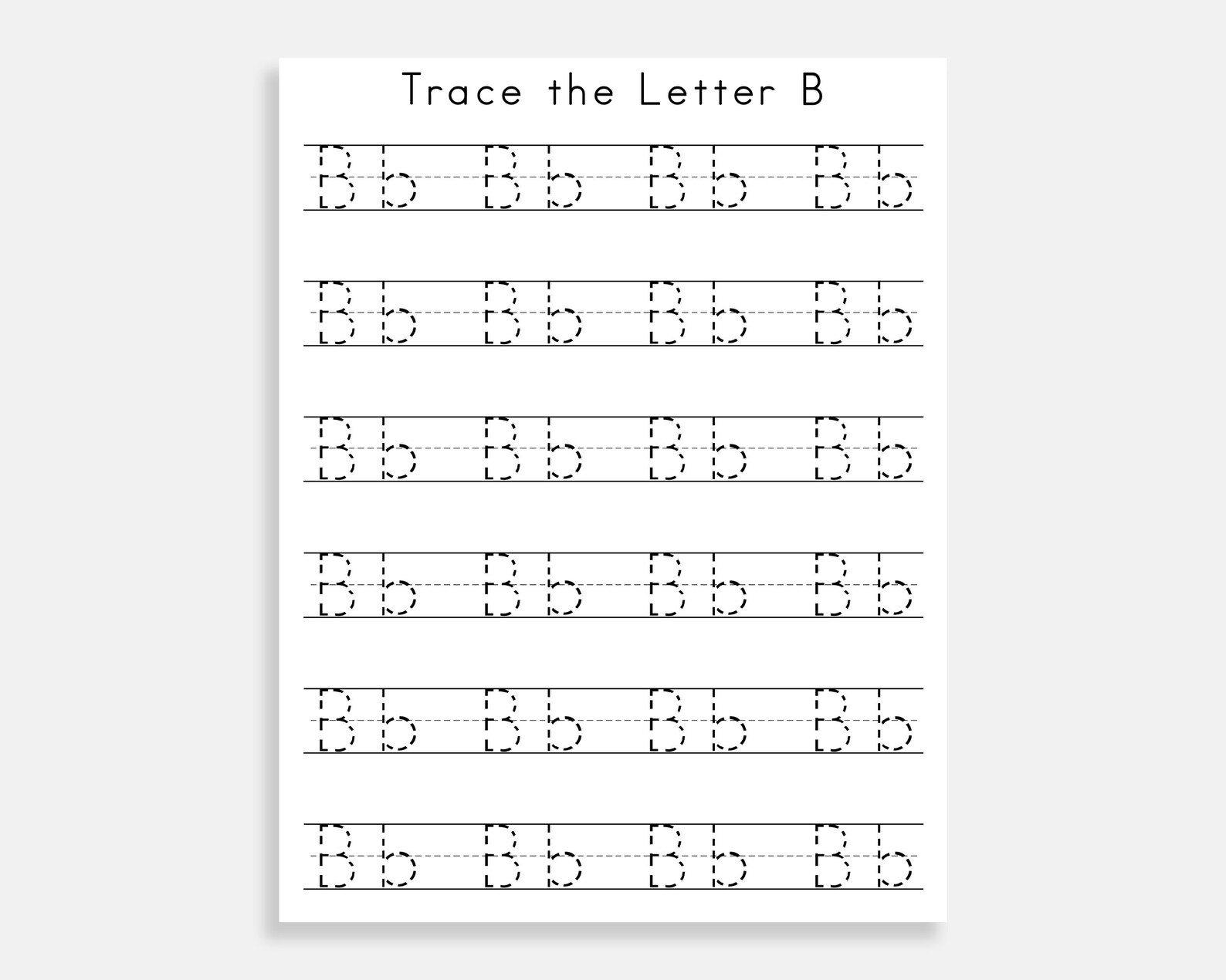 Alphabet Tracing. 26 Printable Trace the Alphabet. Handwriting - Etsy