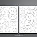 Number Coloring Pages 1-15. Preschool Activity. Toddler Coloring Page ...