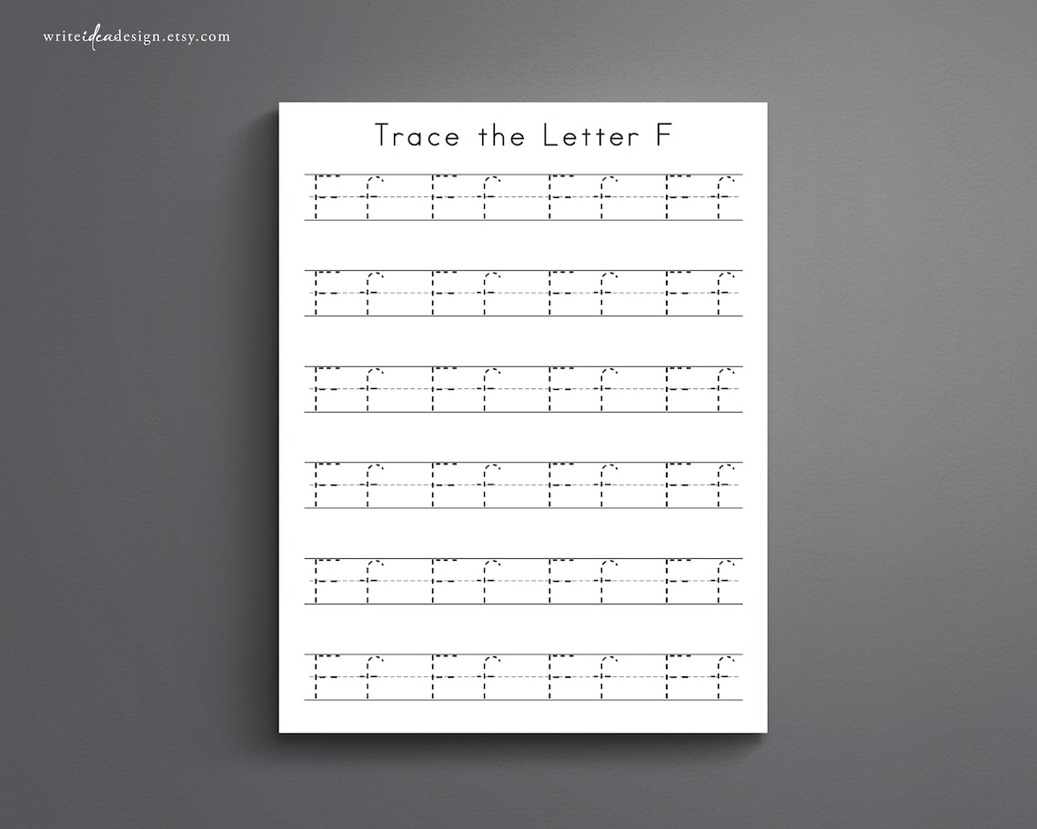 Alphabet Tracing. 26 Printable Trace the Alphabet. Handwriting Practice ...