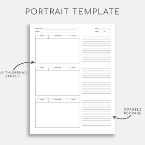 Printable Storyboard Template. Story Board Planner. Video - Etsy