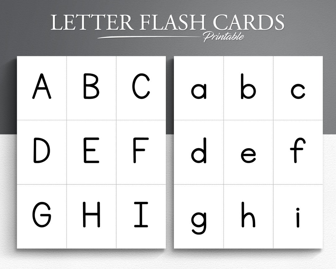 Letter Printable Flash Card. Kindergarten Sight Words. Lowercase Flash ...