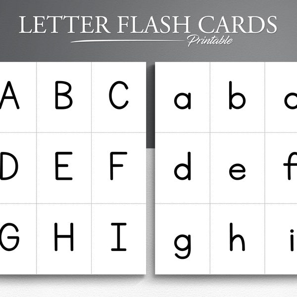 Side Letter Alphabet - Etsy