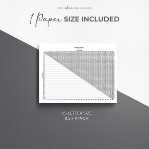Printable Grading Scale Chart an Essential Reference Tool for Teachers ...