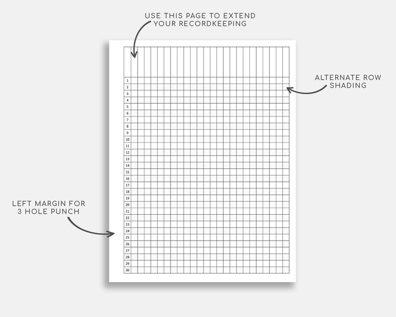Printable Class Record and Checklist. Class Gradebook. Teacher - Etsy