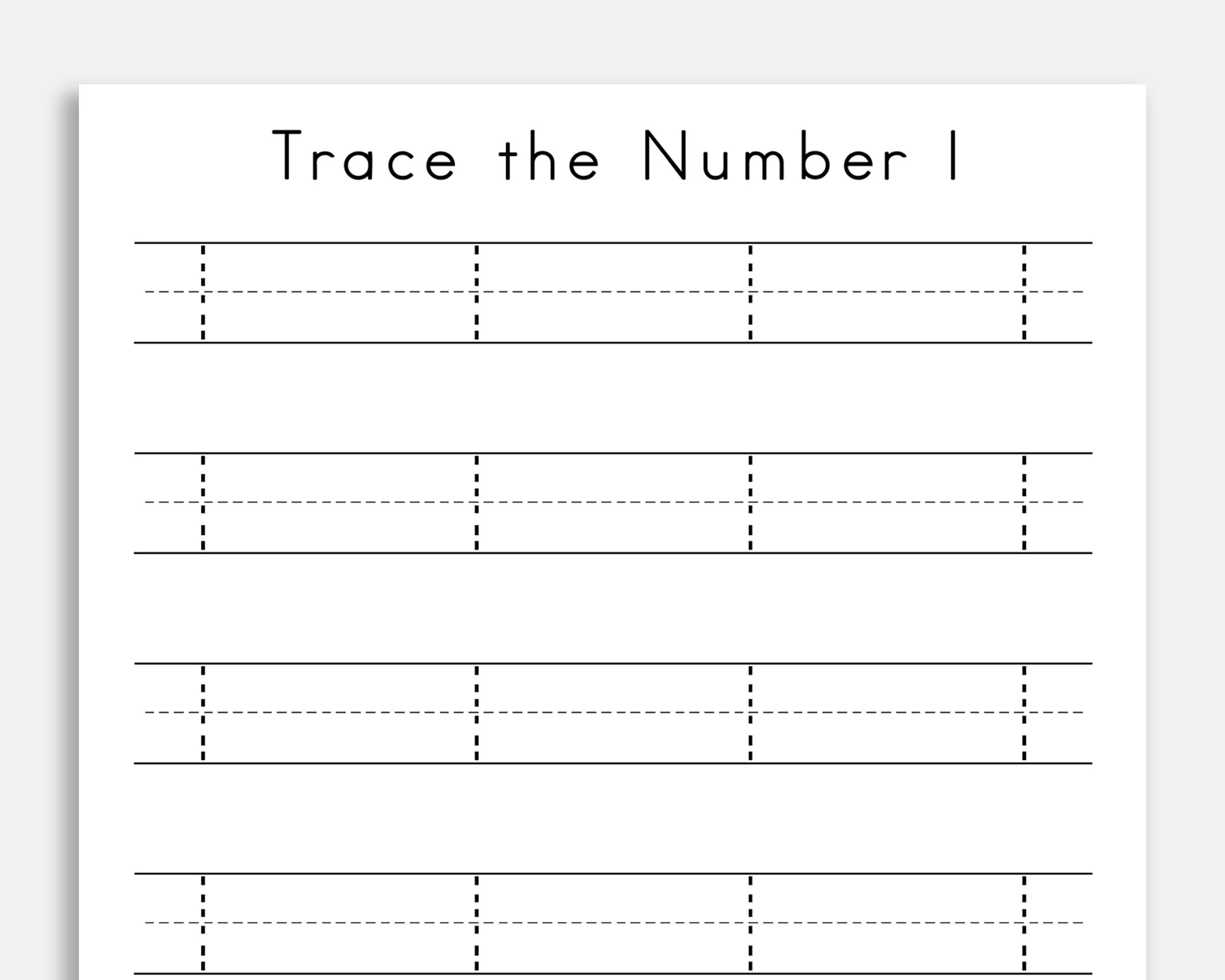 Number Tracing. 1-25 Tracing. Handwriting Practice. Learn to | Etsy