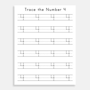 Number Tracing. 1-25 Tracing. Handwriting Practice. Learn to - Etsy