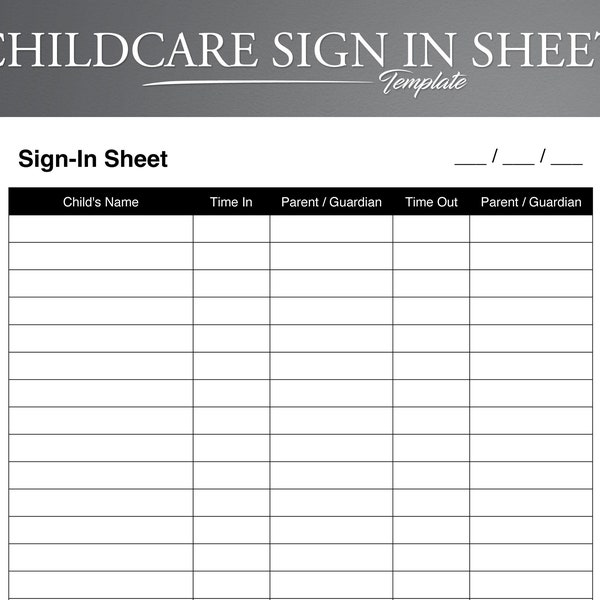 Nursery Check in Out - Etsy