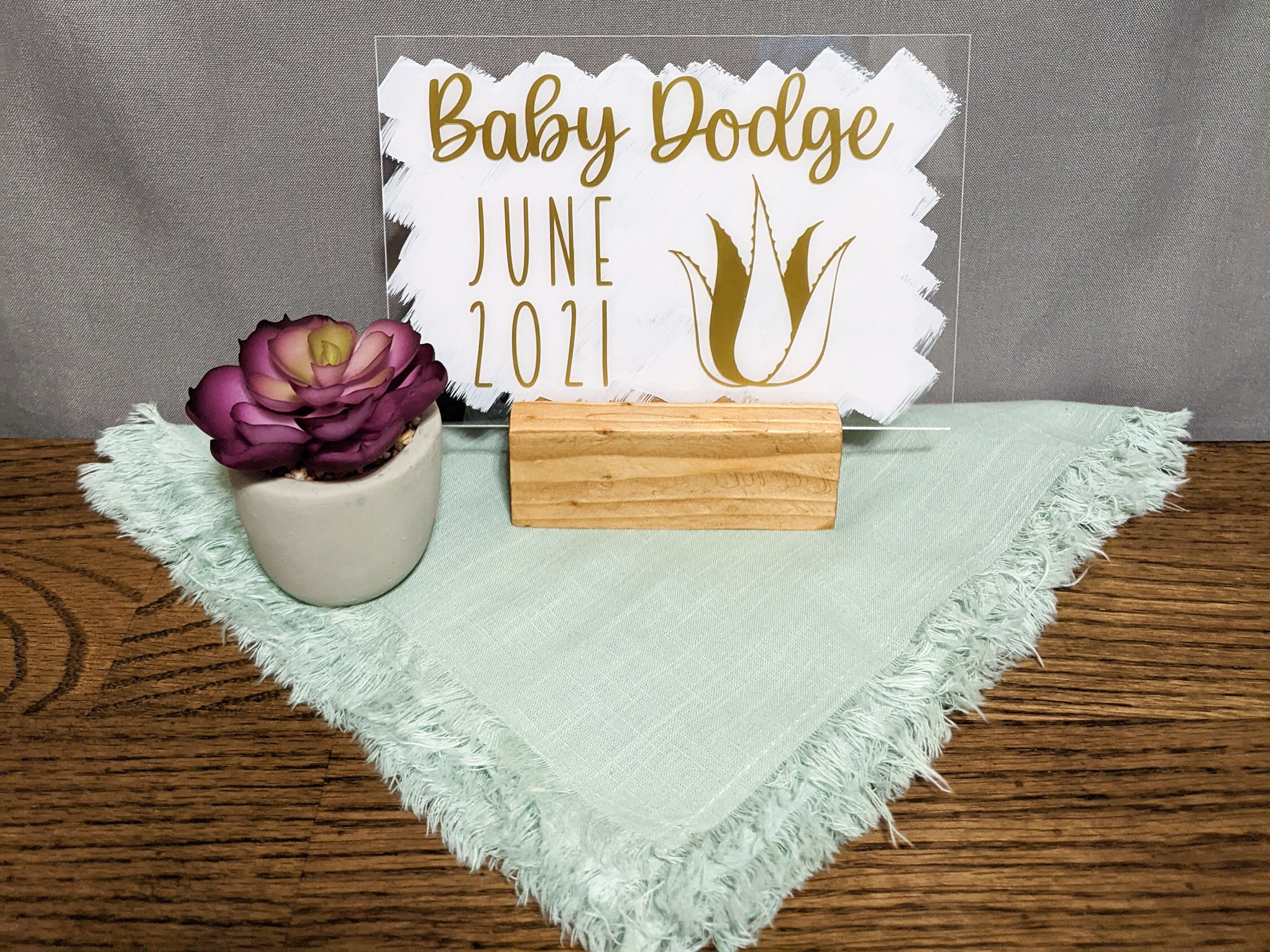 Custom Signs Baby Signs Announcement Signs Acrylic Signs | Etsy