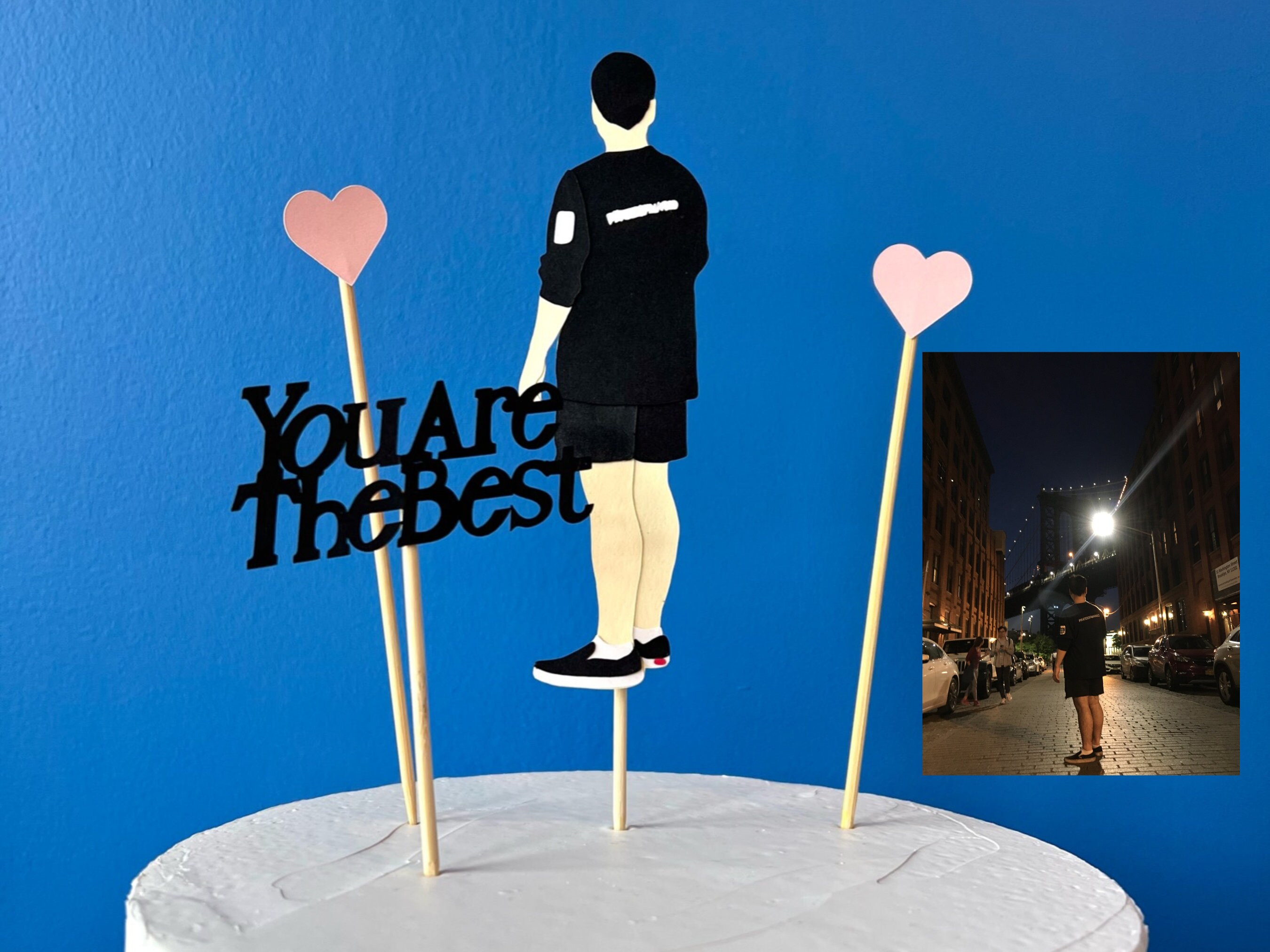 Handmade Drawing Wedding Cake Topper, Personalized Topper, Drawing ...