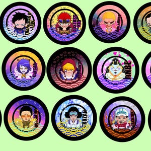 Double-sided Button Keychain - Etsy