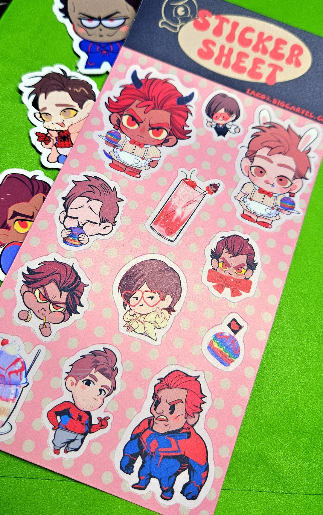 Peter & Miggy Sticker Sheet - Etsy