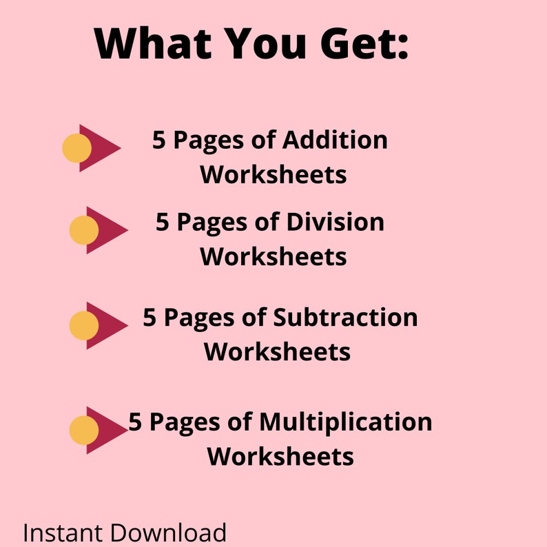 addition-subtraction-multiplication-and-division-worksheets-etsy