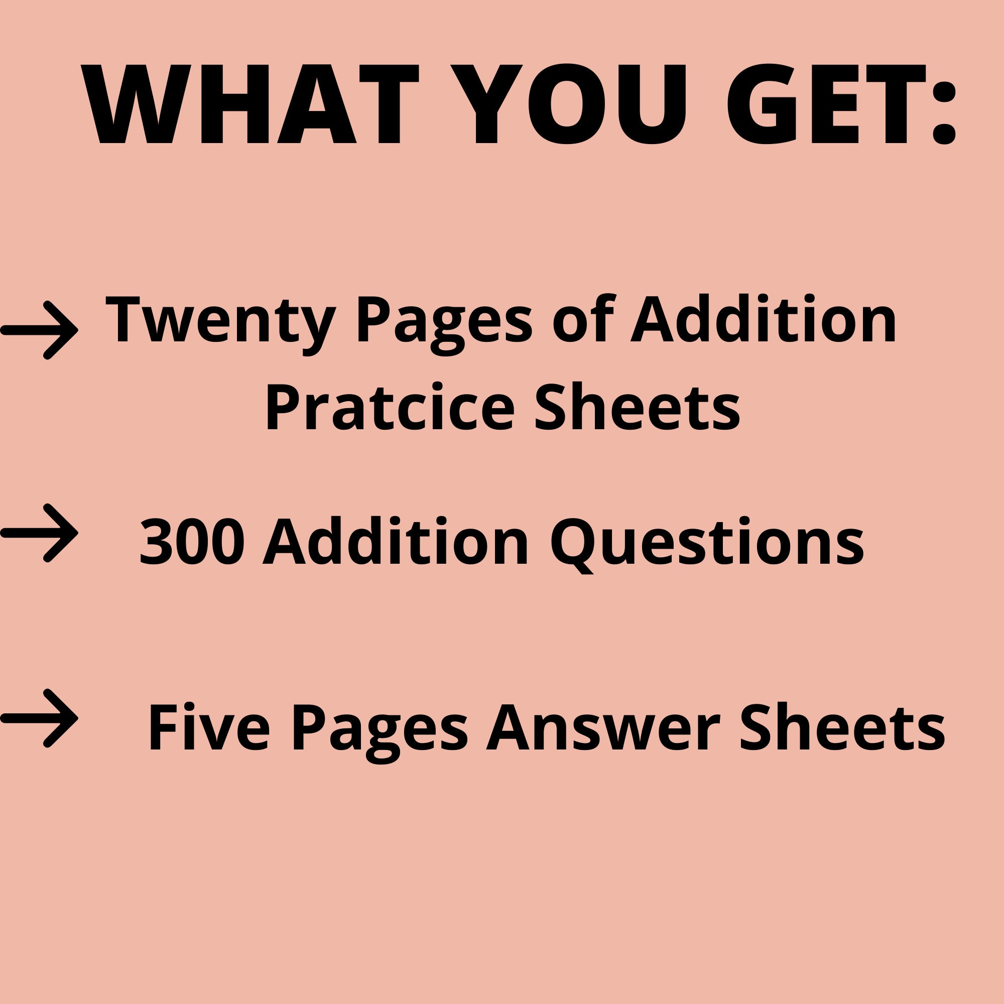 20 Pages of Addition Worksheets. | Numbers 1-9 | A Total of 300 ...