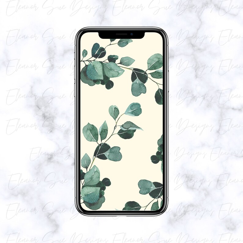 Floral Phone Wallpapers Digital Download, Watercolor Floral Phone ...