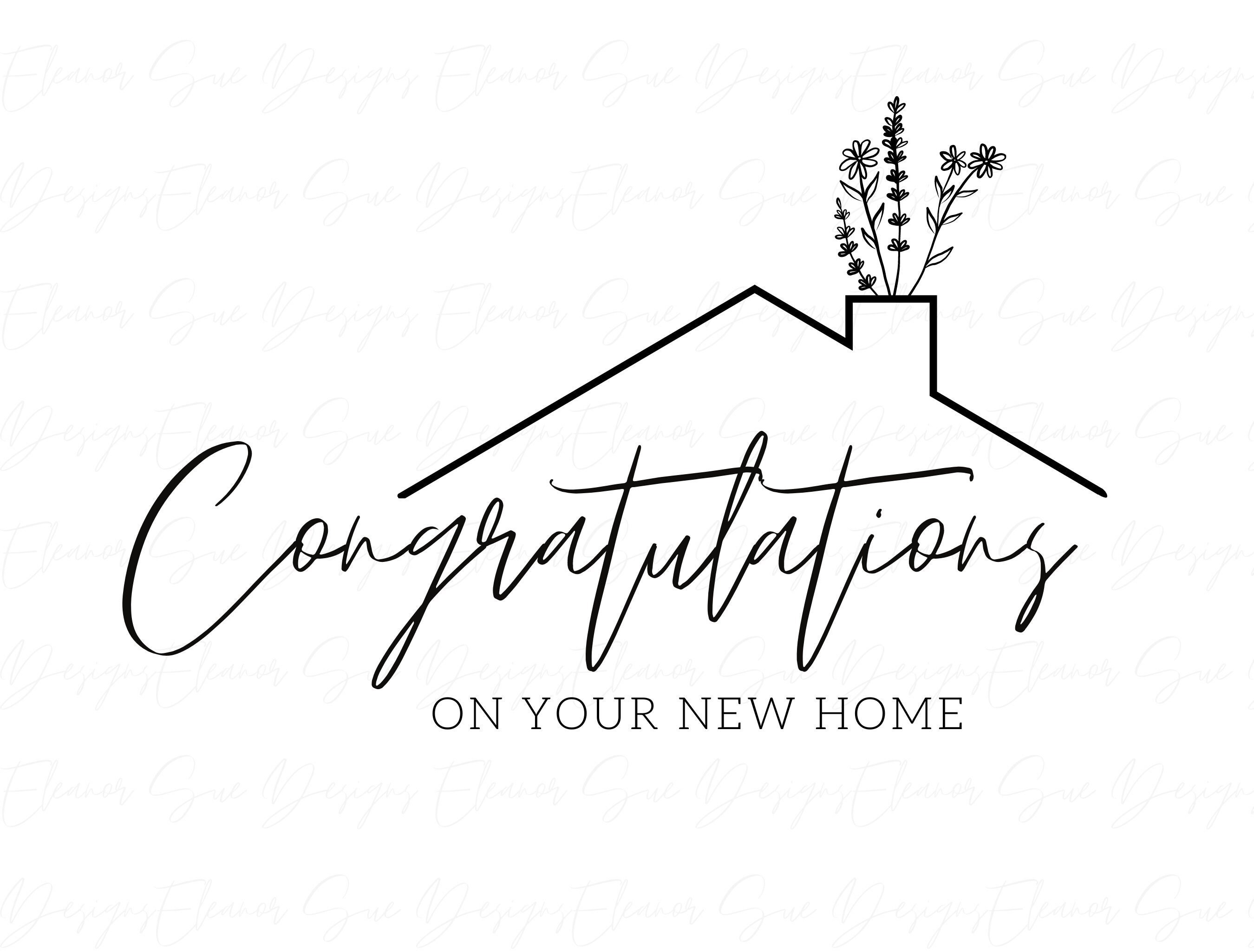 New Home Card: Housewarming Congratulations (digital Download) - Etsy