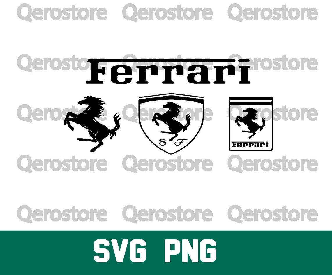 Ferrari Logo Svg Ferrari Car Svg Car Logo Ferrari Vector | Etsy