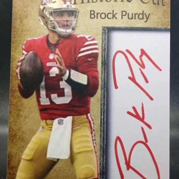 Brock Purdy Cards - Etsy