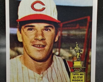 Pete Rose Rookie Card - Etsy