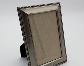 Brushed Nickel Picture Frame - Etsy