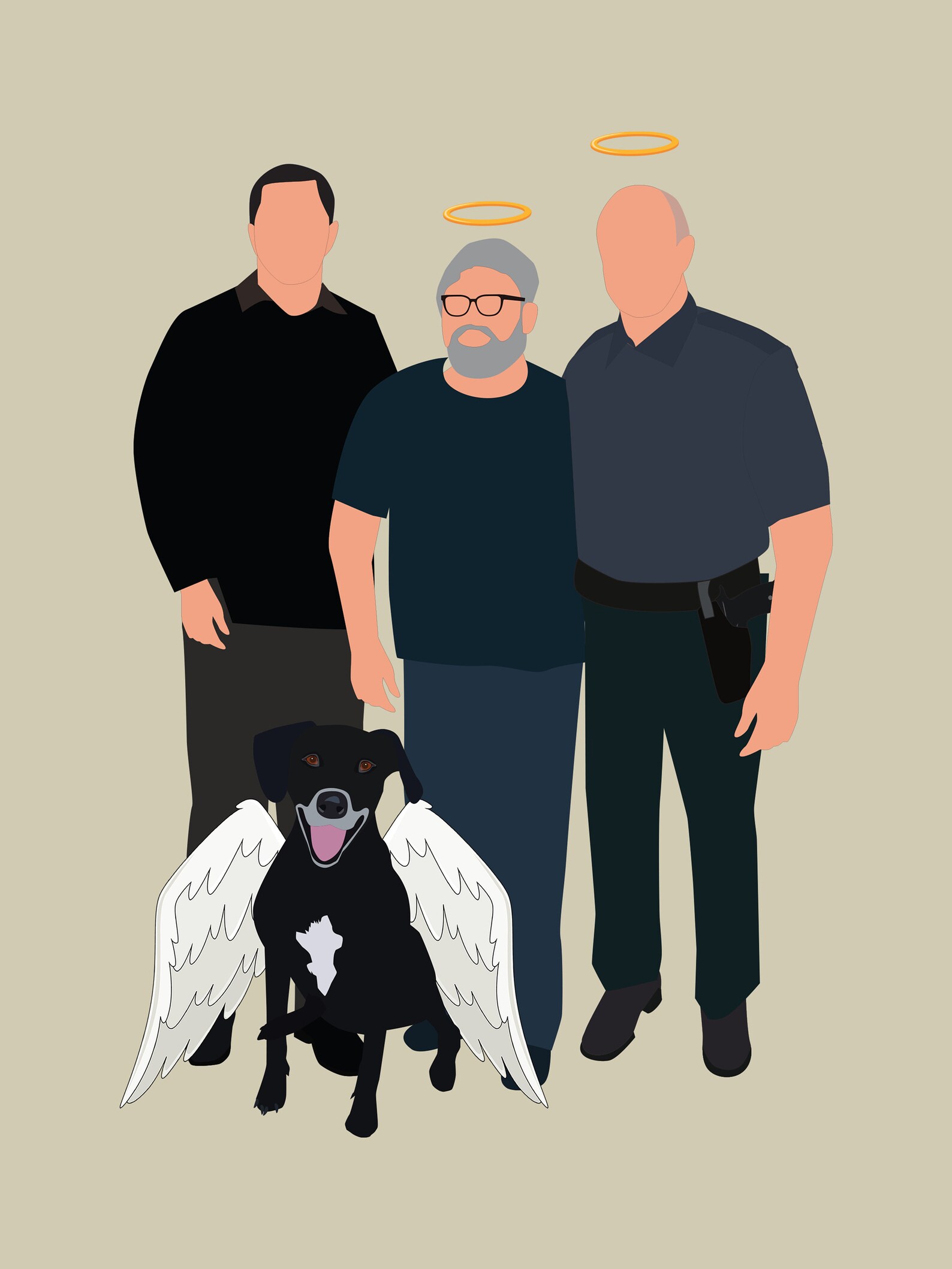 Faceless Angel Portrait Grieving Gift Angel Baby Family - Etsy