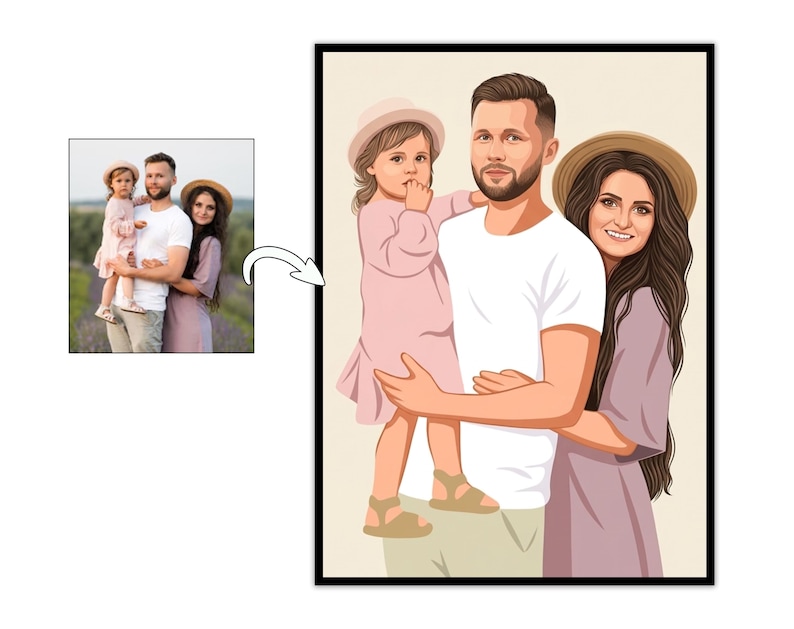 Custom Couple Portrait Drawing, Faceless Art, Engagement Drawing ...