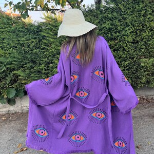 Evil Eye Robe Festival Clothing Women - Handmade Clothing Evil Eye ...